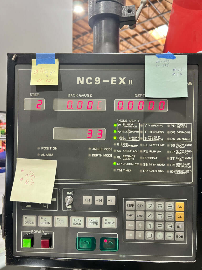 110 Ton Amada RG-100 CNC Press Brake, Stock 1432