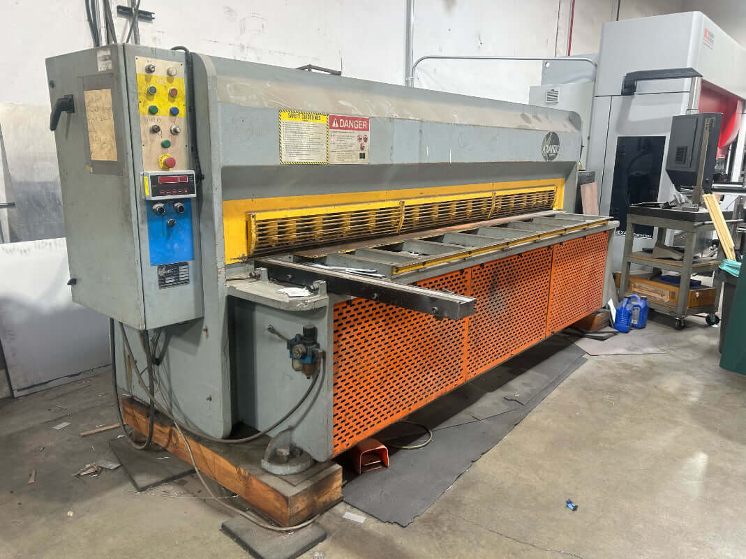 10' x 10ga Atlantic HDM1010 Hydraulic Shear, Stock 1392