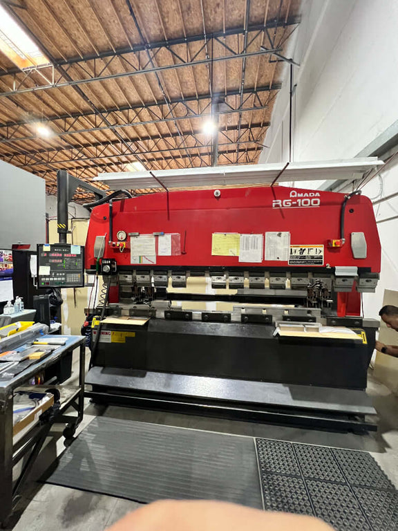110 Ton Amada RG-100 CNC Press Brake, Stock 1432