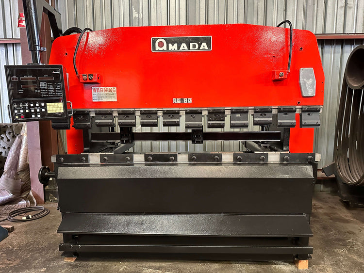 88 Ton Amada RG-80 CNC Press Brake, Stock 1333