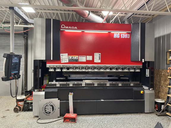 146 Ton Amada HG-1303 Servo Hydraulic Press Brake, Stock 1367