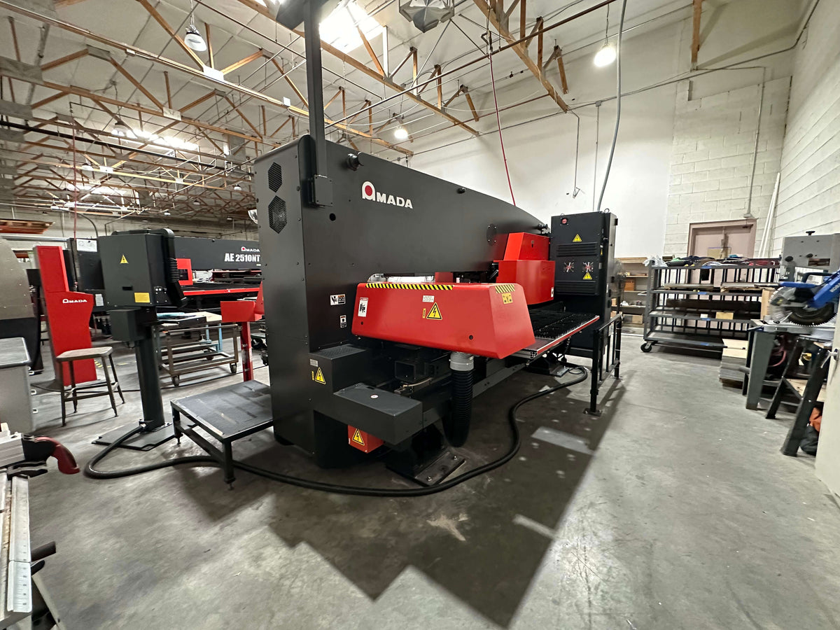 22 Ton Amada AE-255NT Servo Drive Turret Punch, Stock 1373