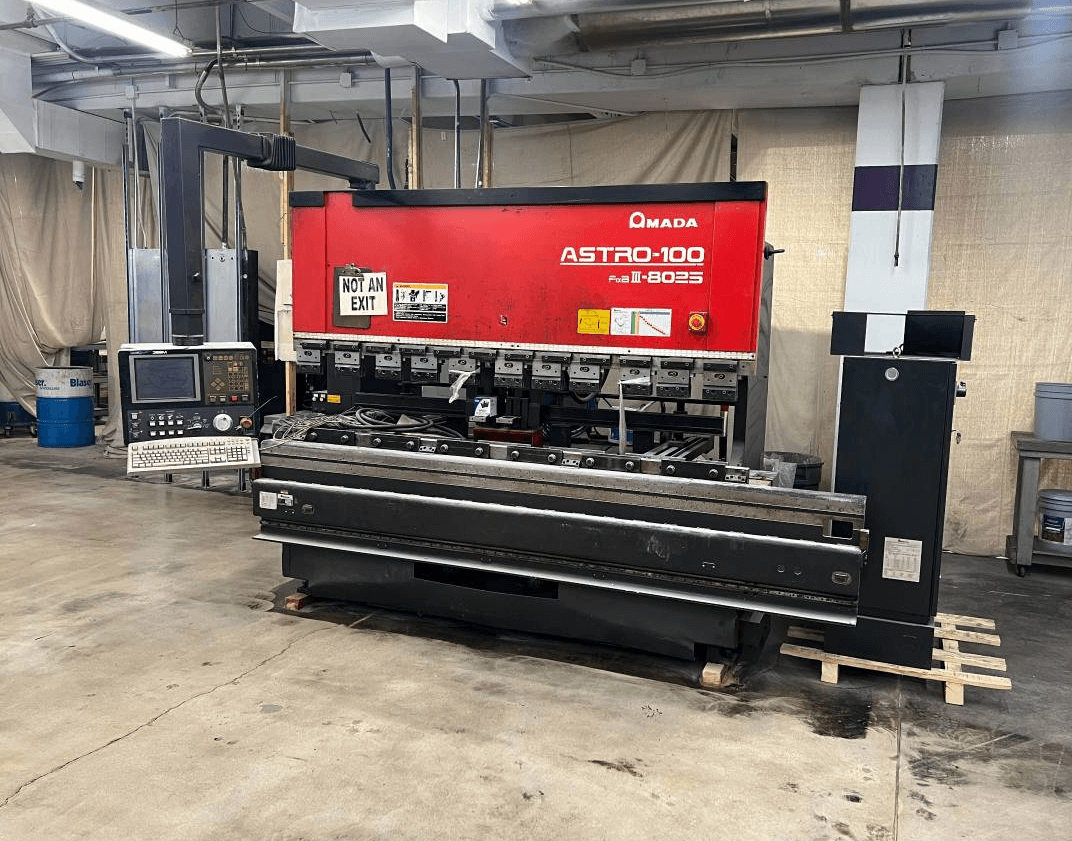 88 Ton Amada Astro FBD-8025 CNC Press Brake, Stock 1464