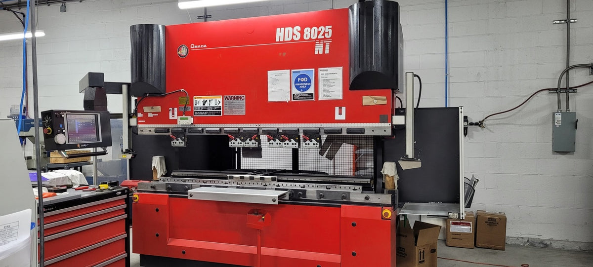 88 Ton Amada HDS-8025NT CNC Press Brake, Stock 1509