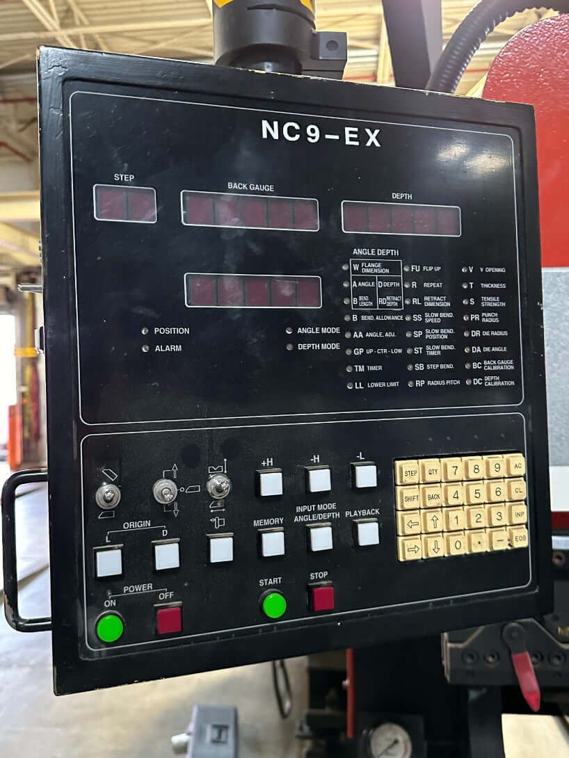 88 Ton Amada RG-80 CNC Press Brake, Stock 1428